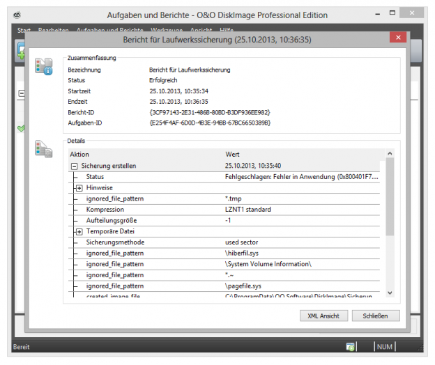 Berichte O&O Software