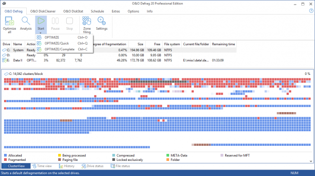 Selecting A Defragmentation Method Oando Software 9924