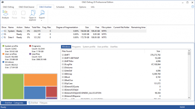 O&O DiskStat O&O Software