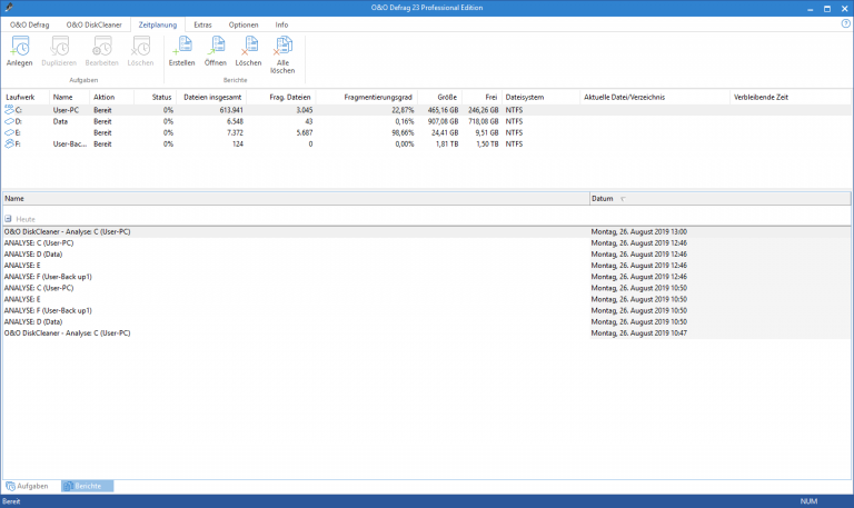 Berichte O&O Software