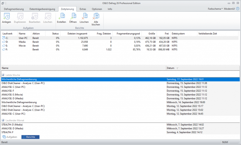 Berichte O&O Software